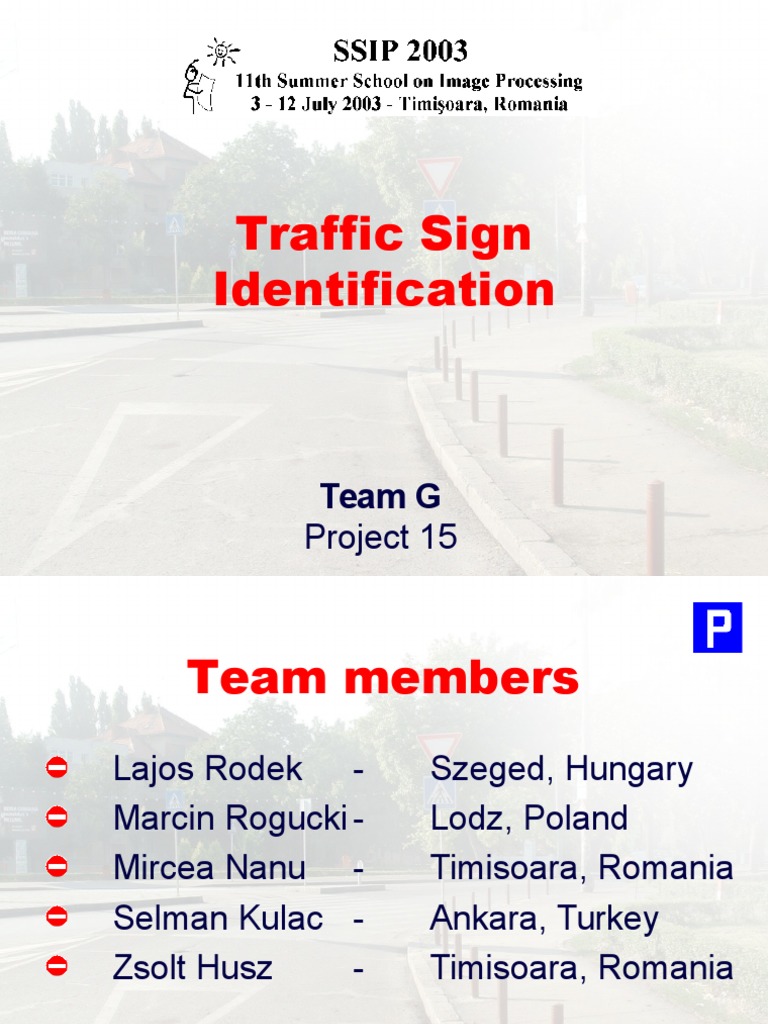 Traffic Sign Identification | Download Free PDF | Shape | Graphics