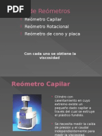 Tipos de Reómetros y sus Aplicaciones | PDF | Viscosidad | Reología