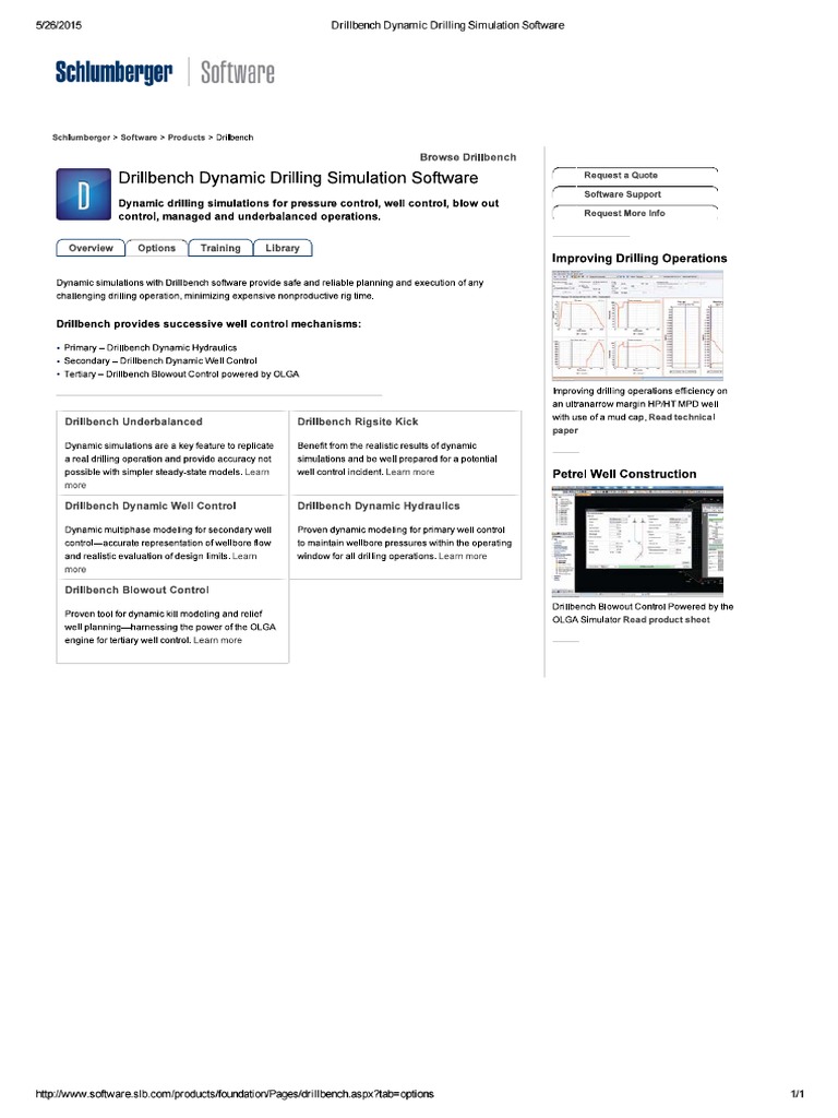 Drillbench Dynamic Drilling Simulation Software | PDF