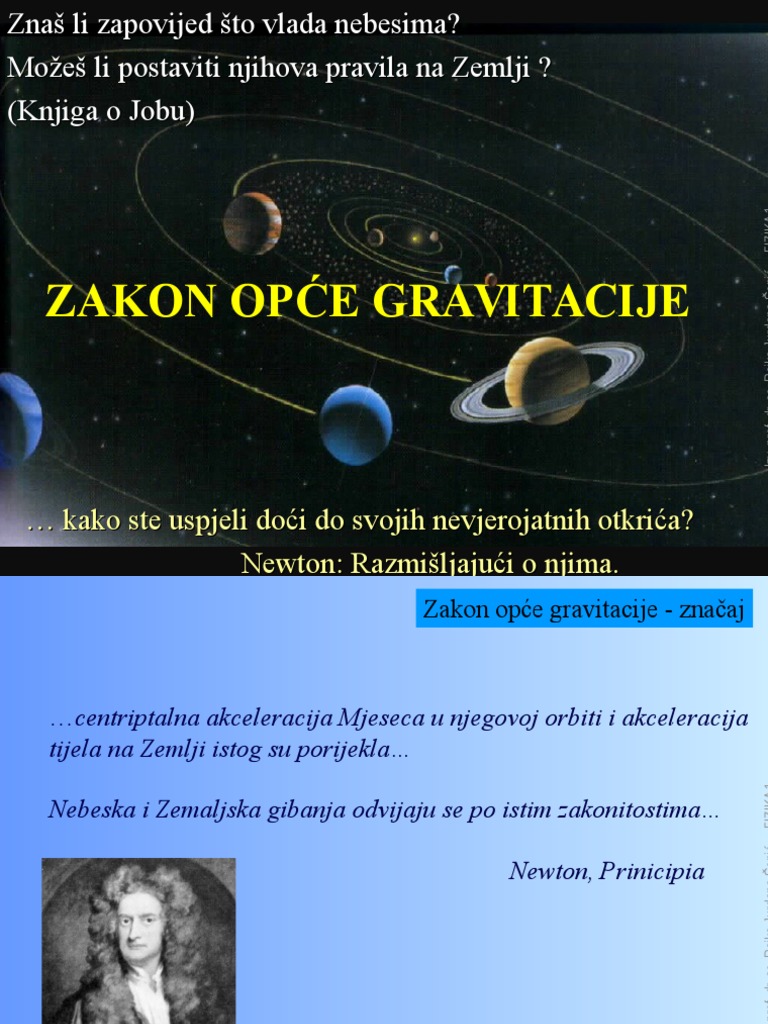4 Gravitacija | PDF
