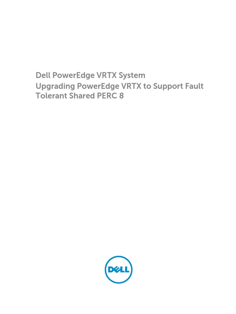 Poweredge VRTX Dual Perc Setup Guide | PDF | Electrical Connector ...
