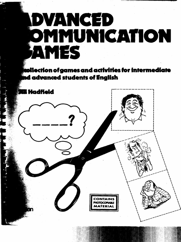 7 Advanced Communication Games | PDF | Desk | Teachers