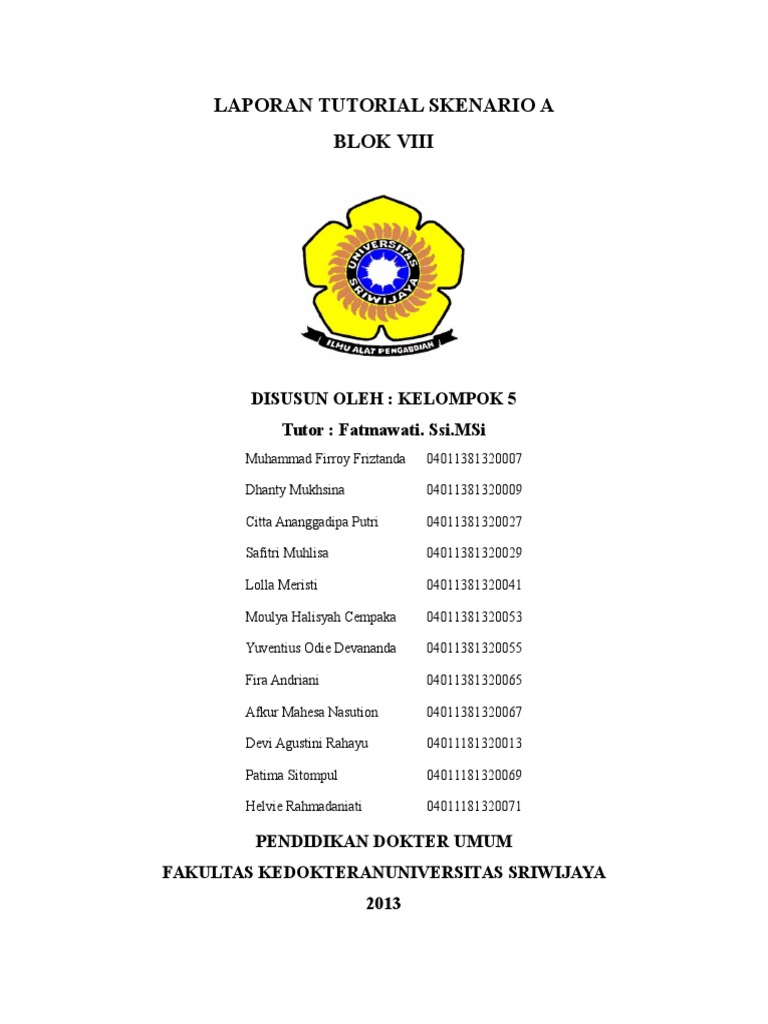 Tutorial Skenario A Blok 8 Kelompok 5 | PDF