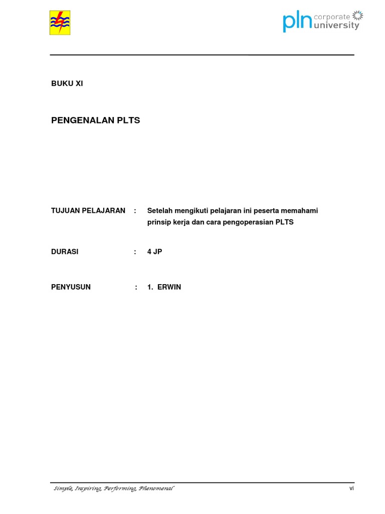 Panduan Dasar PLTS | PDF