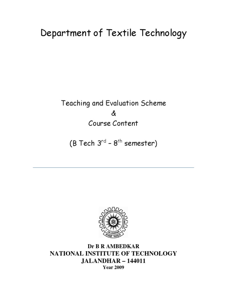 Textile Technology Curriculum Overview | PDF | Gear | Spinning (Textiles)