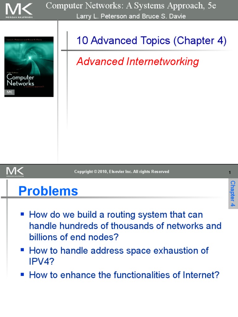 10 Advanced Topics (Chapter 4) | PDF | Routing | I Pv6