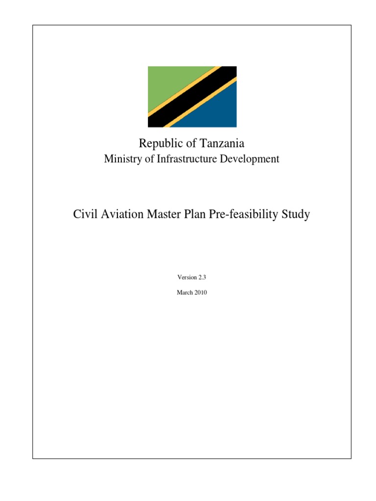 Civil Aviation Master Plan Pre-feasibility Study | PDF | Airlines ...