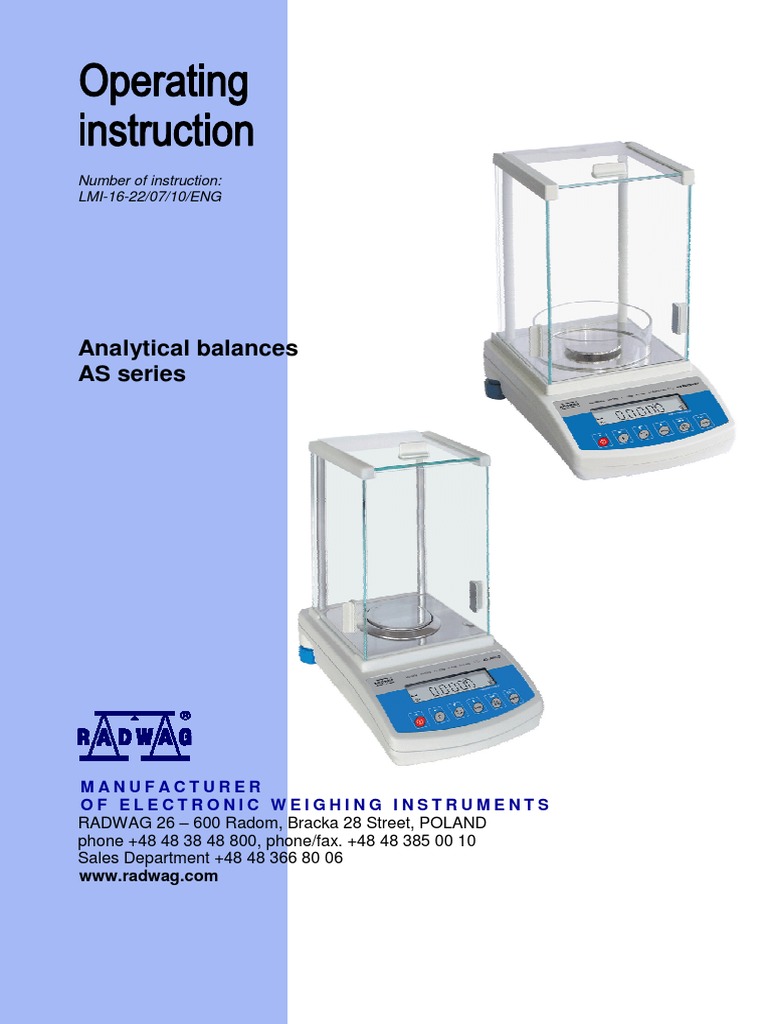 AS_manual.pdf | Weight | Weighing Scale