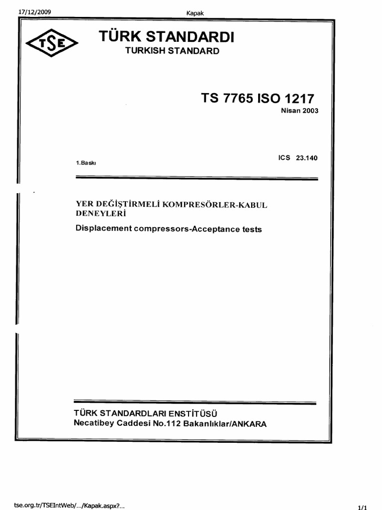 TS 7765 Iso 1217 | PDF