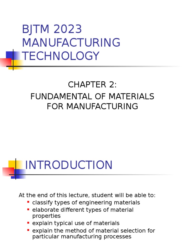 CHAPTER 2 Materials Technology | PDF | Alloy | Steel