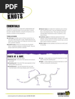 Basic Book of Knots and Lashings | PDF | Knot | Rope