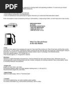 Mercedes Service B Sheet Checklist | PDF | Headlamp | Brake