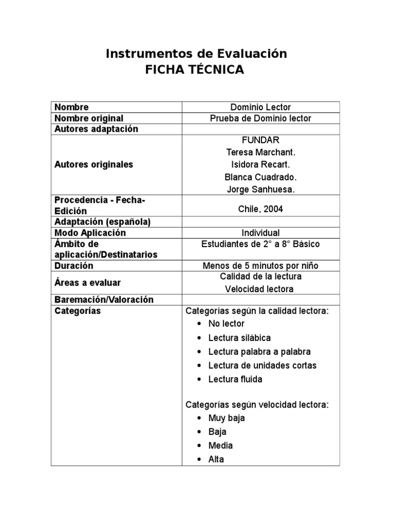 Fichas Fundar | PDF