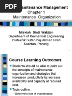 Workshop Organization and Management | PDF | Engineering | Reliability ...