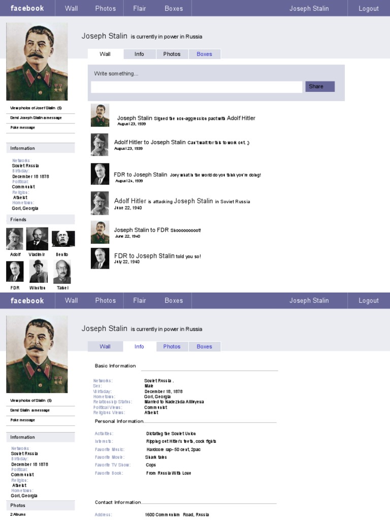 Facebook Stalin | PDF | Politics