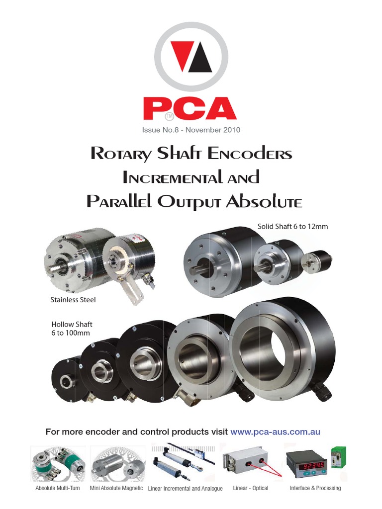 Encoder Catalgue Issue8 2010 Pca | PDF | Electrical Connector ...