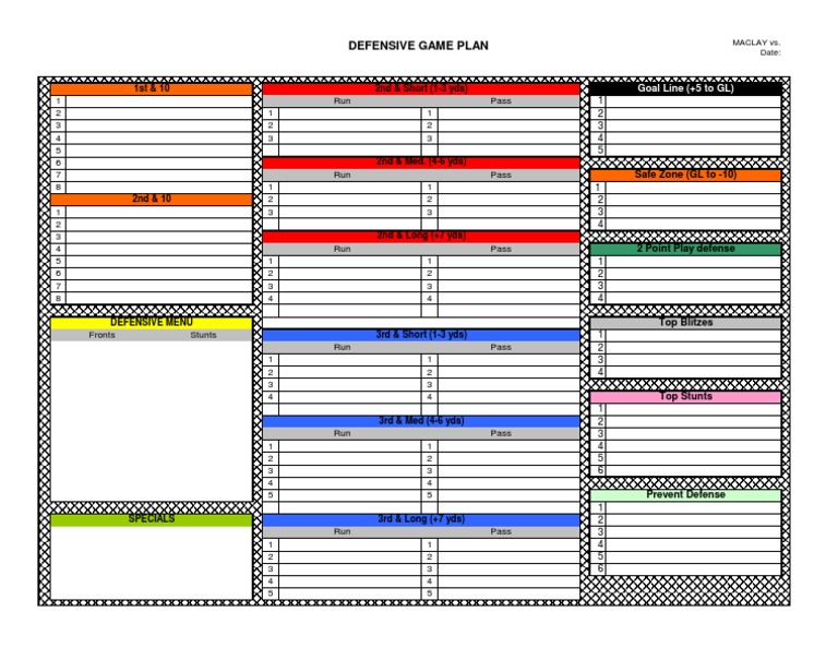 Def Gameplan 2008 | PDF | National Football League Seasons | American ...