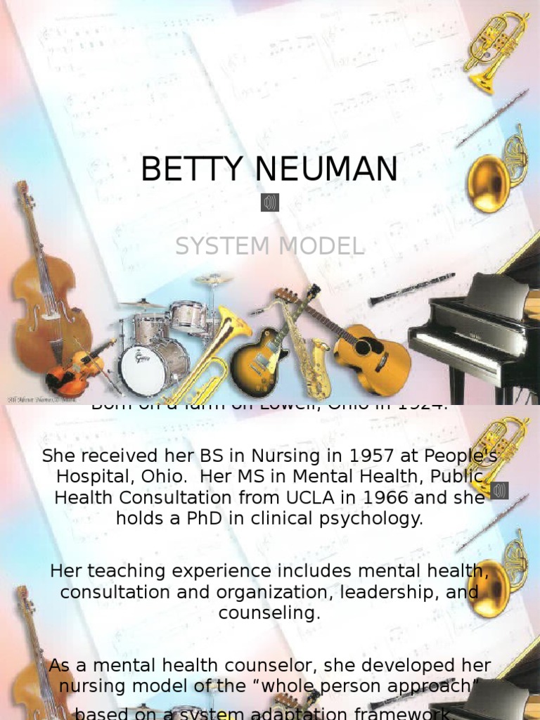 Betty Neuman (System Model) 2007 | PDF | Nursing | Conceptual Model