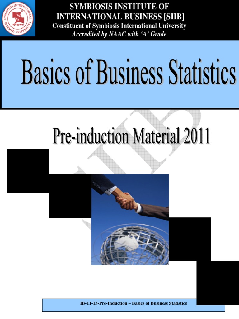 An Introduction to Business Statistics: Measuring Data, Probability ...