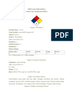 Material Safety Data Sheet (MSDS) H2SO4 | PDF