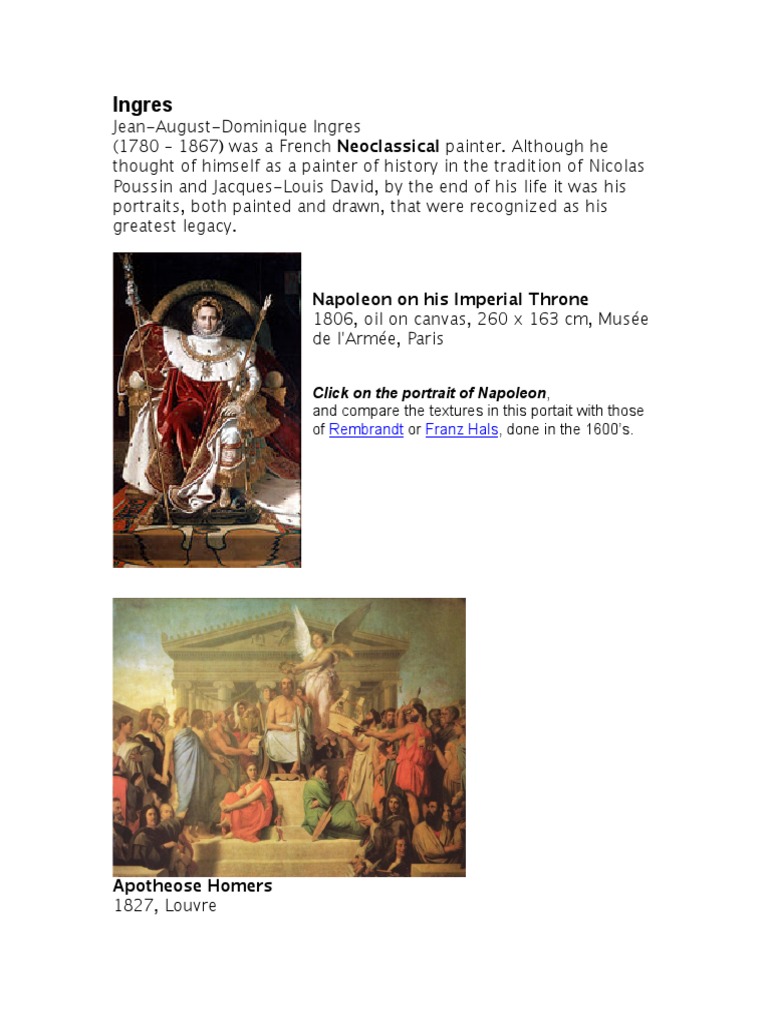 Ingres PDF | PDF | Communication Design | Western Art