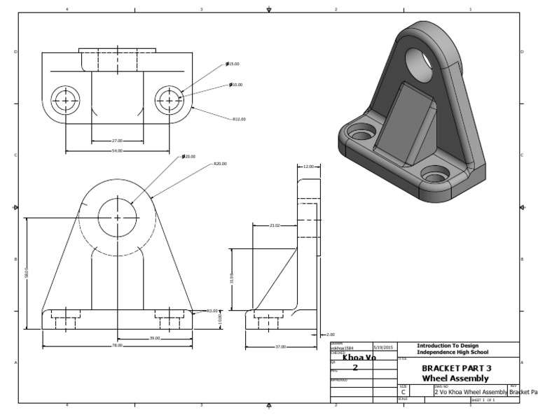 2 Vo Khoa Wheel Assembly Bracket Part 3 C | PDF