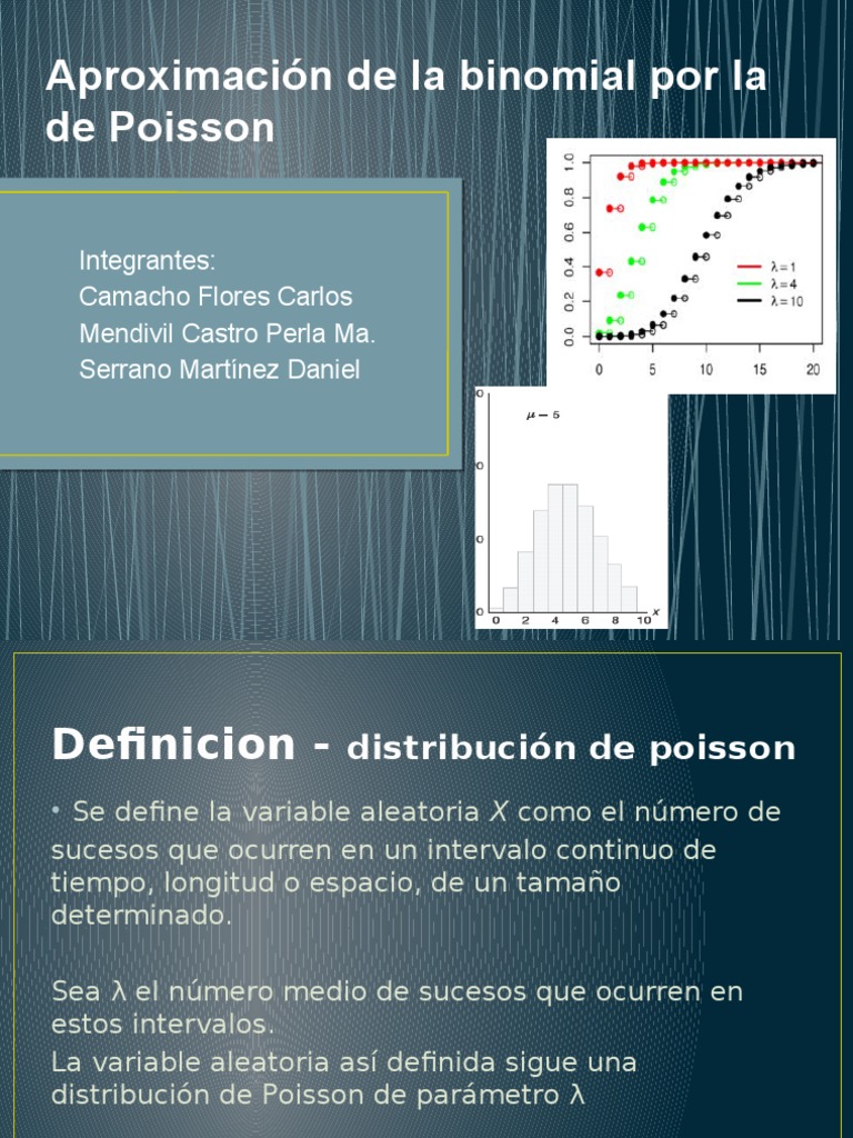 Aproximación de La Binomial Por La de Poisson | PDF | Distribución de ...