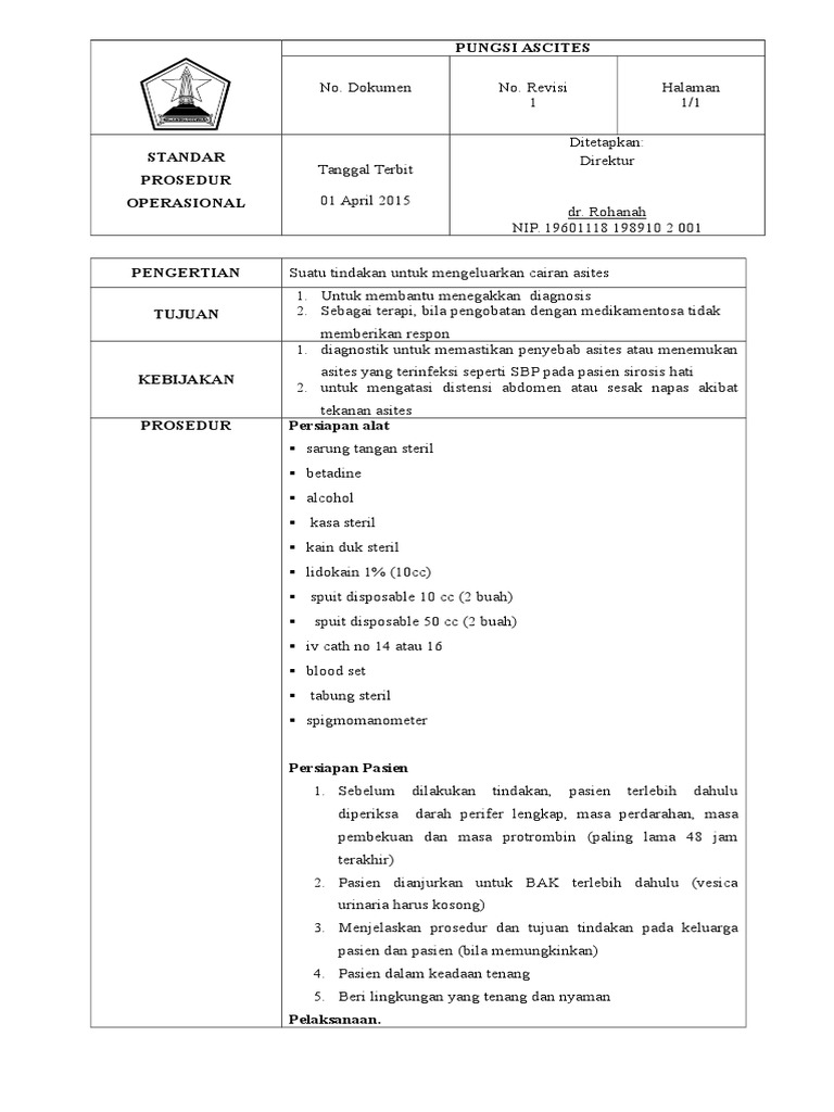 13 Pungsi Ascites | PDF