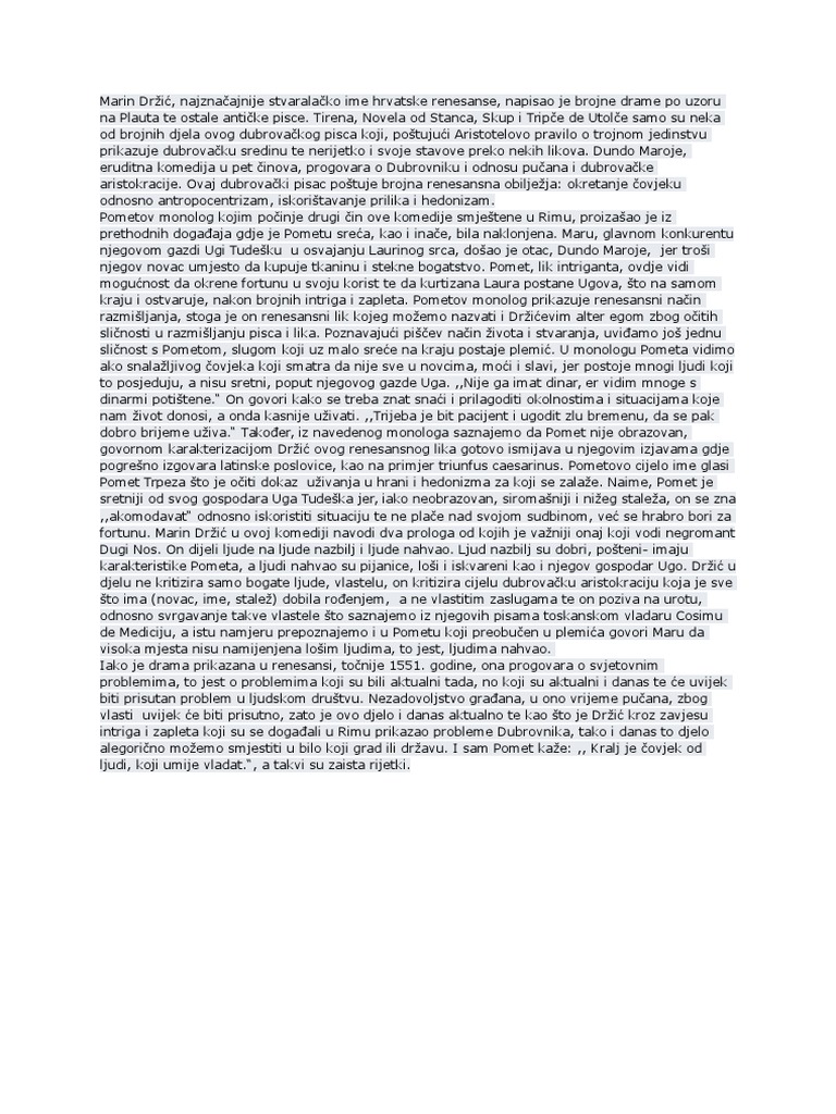 Primjer Eseja | PDF