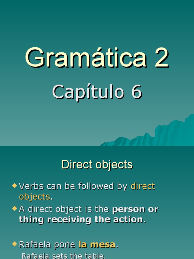 Chapter 6, Grammar 2 | PDF | Grammatical Gender | Human Communication