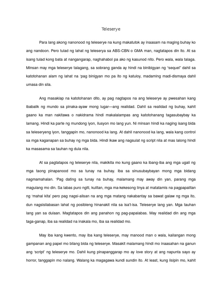 Teleserye | PDF