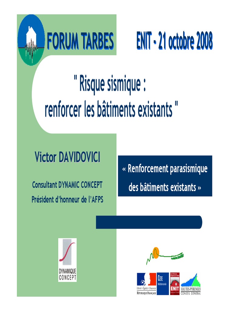 Renforcement parasismique des bâtiments | PDF | Génie parasismique ...