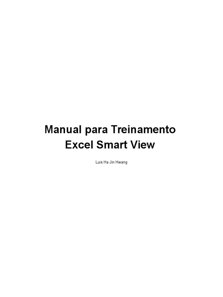 Oracle Hyperion Smart View (Para Office) | PDF | Dados | Janela ...