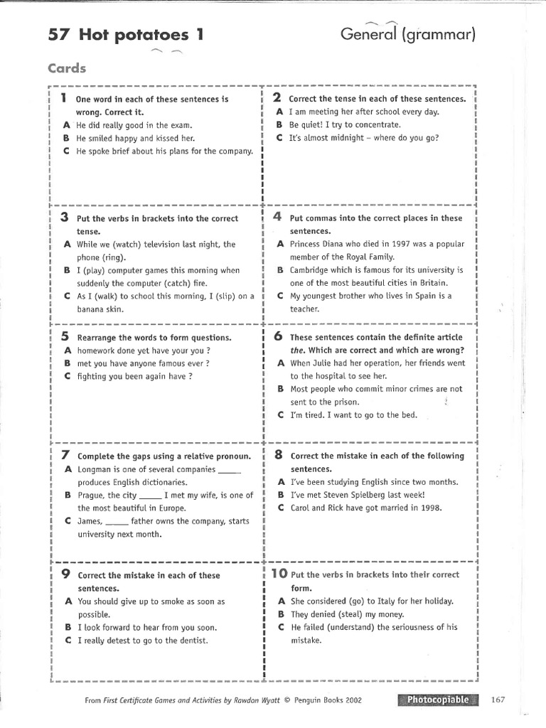 FCE Hot Potatoes | PDF | Semantics | Semiotics