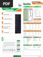 Renesola JC250M-24/Bb (250W) Solar Panel: DC Electrical Characteristics | PDF | Computers ...