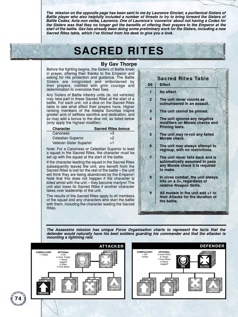 WarHammer 40K (Codex) Sisters of Battle | PDF | Armed Conflict | Leisure