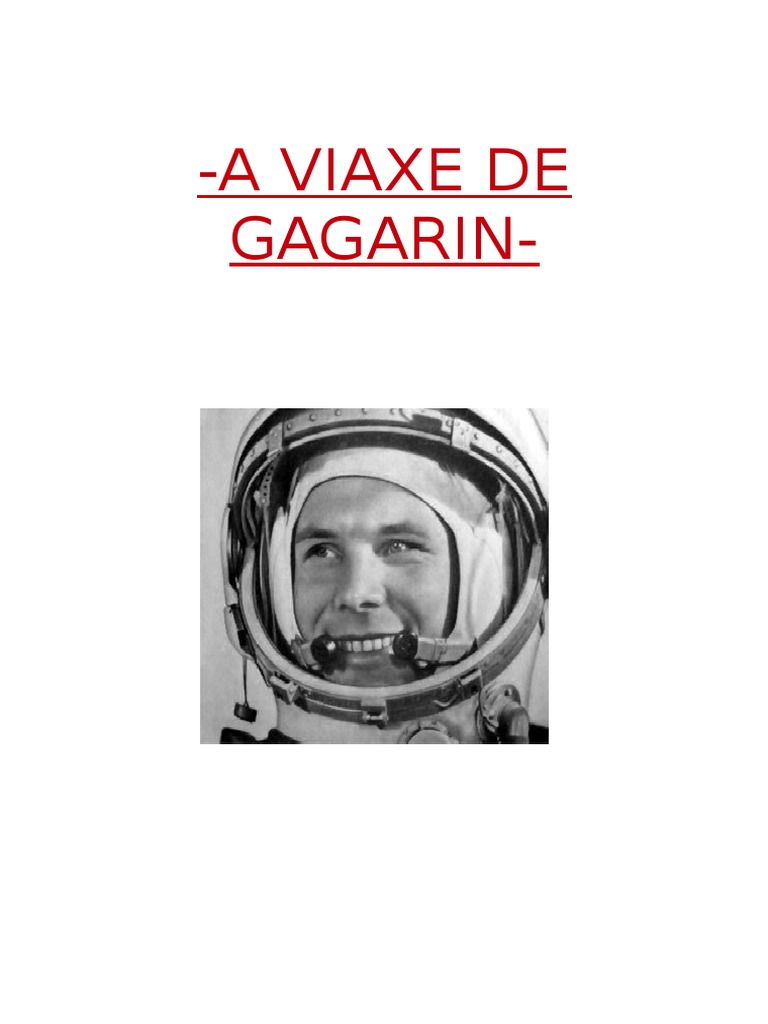 A Viaxe de Gagarin | PDF