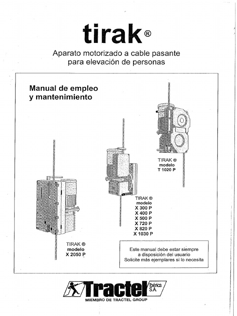 TIRACK Manual de Usuario | PDF