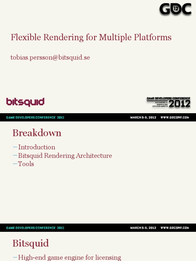 Flexible Rendering Multiple Platforms | PDF | Shader | Rendering (Computer Graphics)