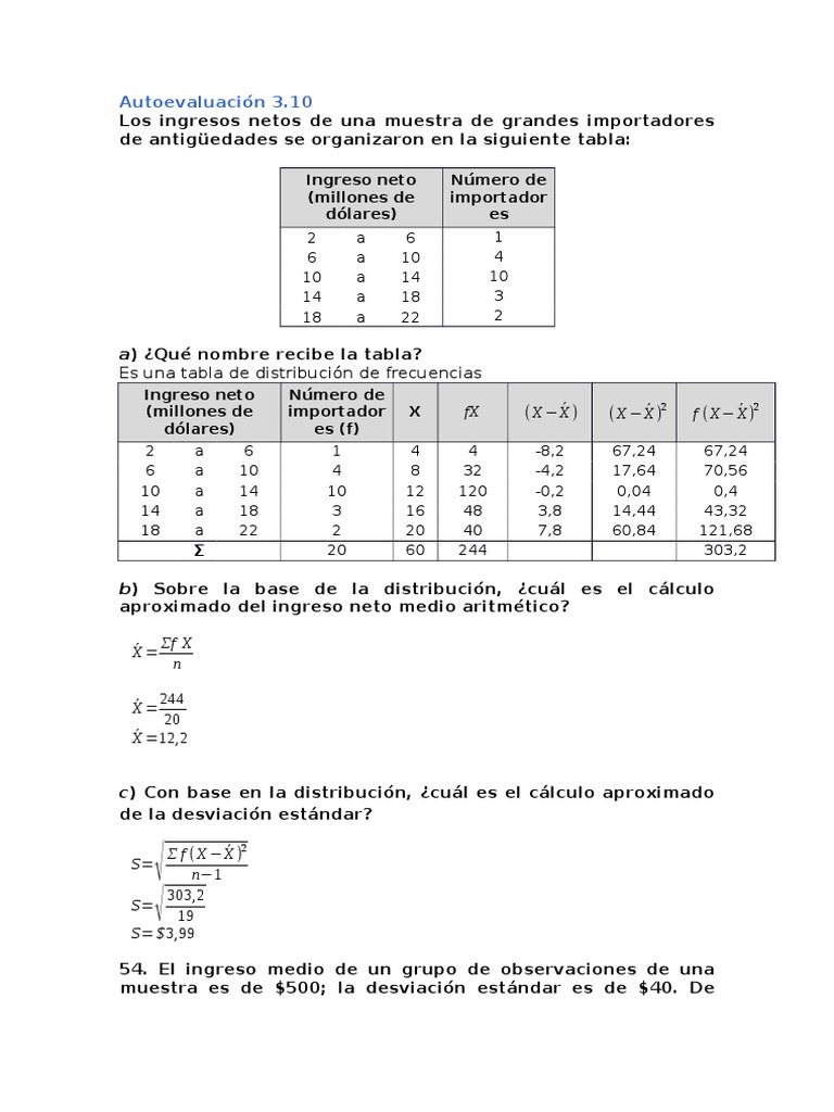 Deber 2 | PDF | Análisis estadístico | Enseñanza de matemática