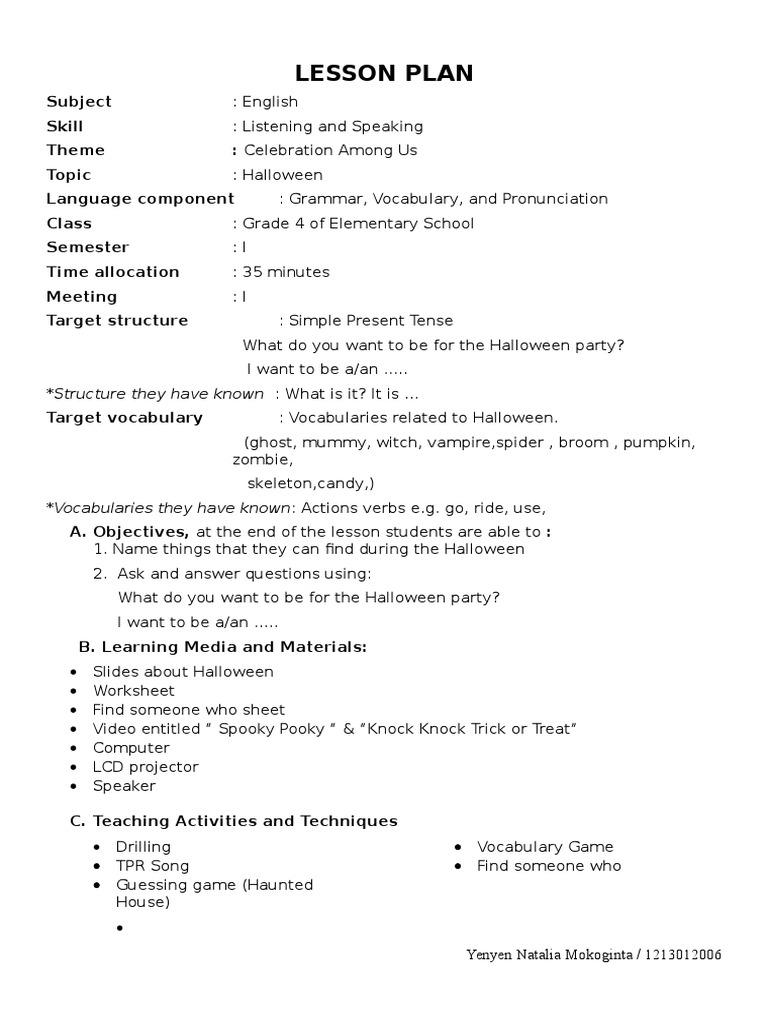 Lesson Plan - Teyl | Download Free PDF | Lesson Plan | English Language