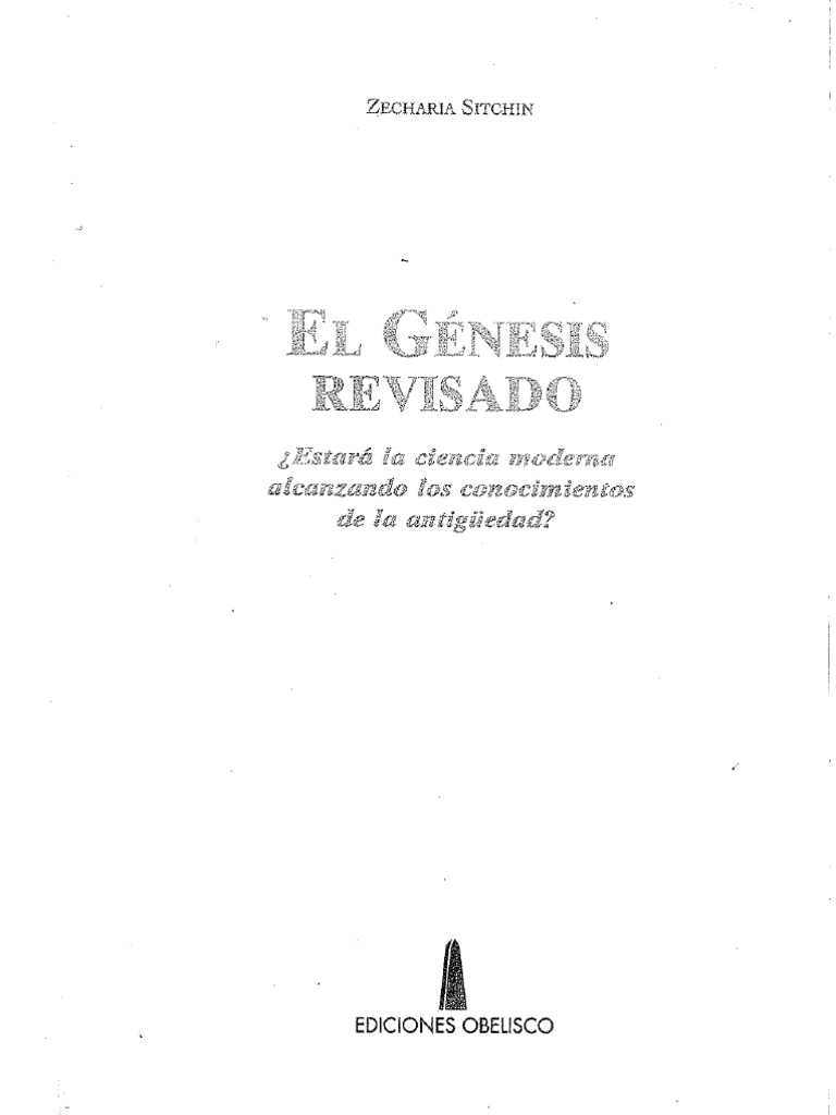 El Genesis Revisado | PDF | Libro del Génesis | Textos Religiosos