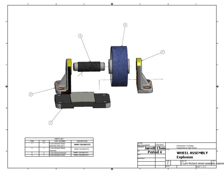 Lam Richard Wheel Assembly Diagram | PDF