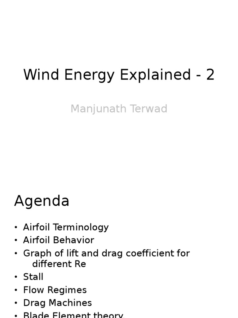 Wind Energy Explained - 2 | PDF | Lift (Force) | Drag (Physics)