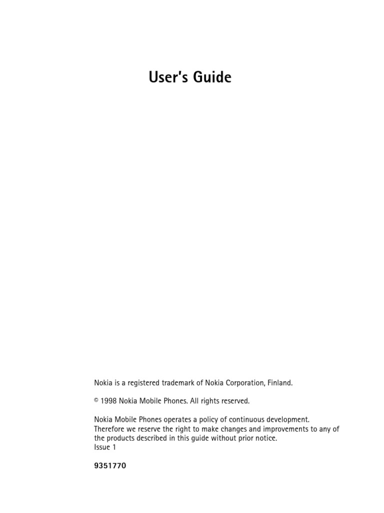 Nokia Premicell - Guia de Usuario en Español | PDF | Telephone | Voicemail