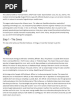 3x3 CFOP Intermediate Guide | PDF | Recreational Mathematics | Logic ...