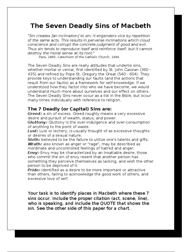 Pride Seven Deadly Sins Definition