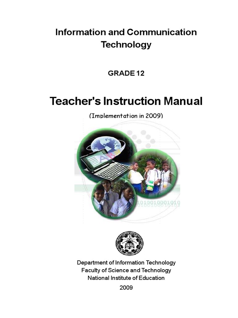 12 ICT Teacher Manual English | Computer Data Storage | Educational ...