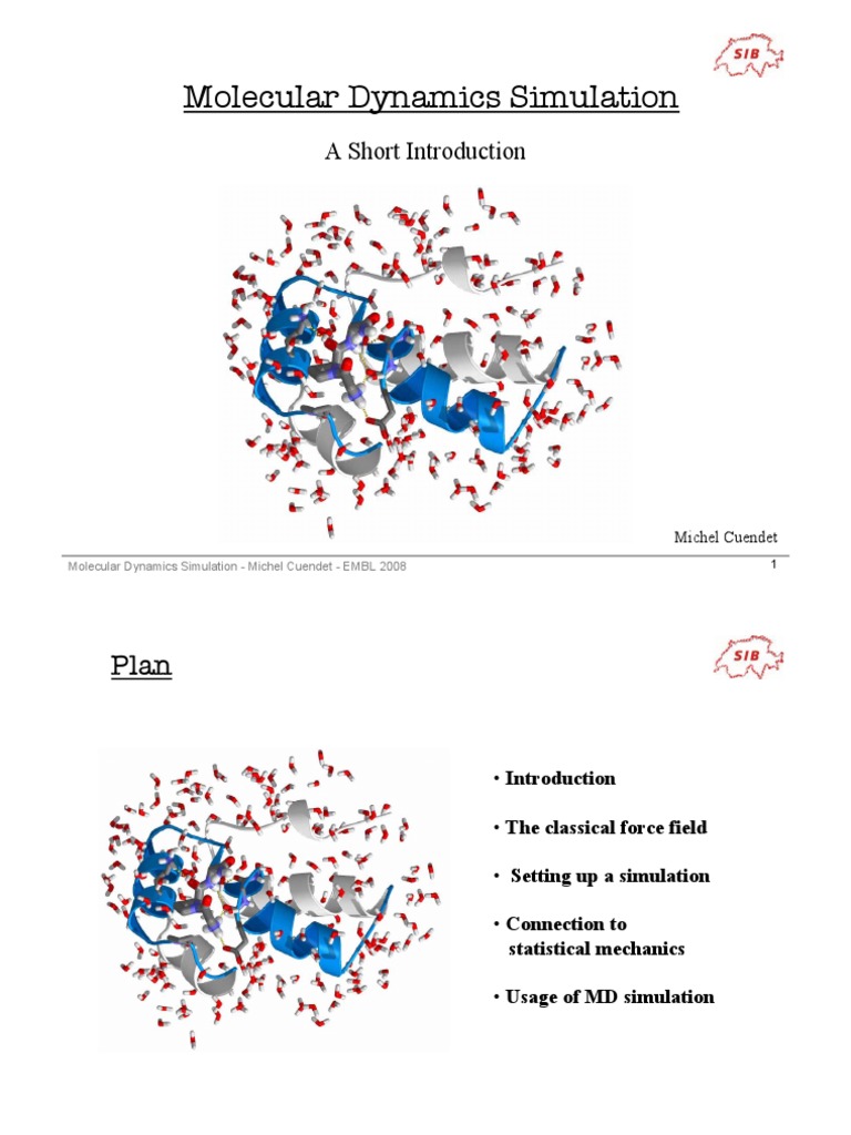 Molecular Dynamics | PDF | Molecular Dynamics | Force Field (Chemistry)