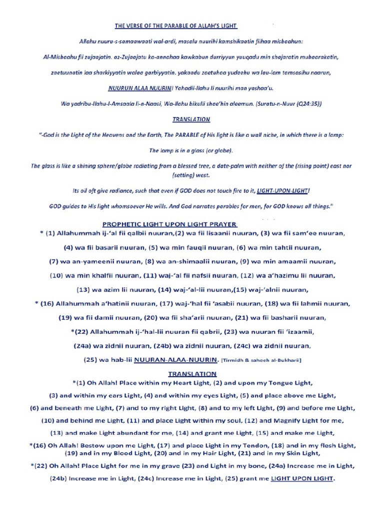 Light Upon Light | PDF